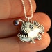 Angler Fish Necklace Fish Charm Fish Pendant With Black Pearl Angler ...