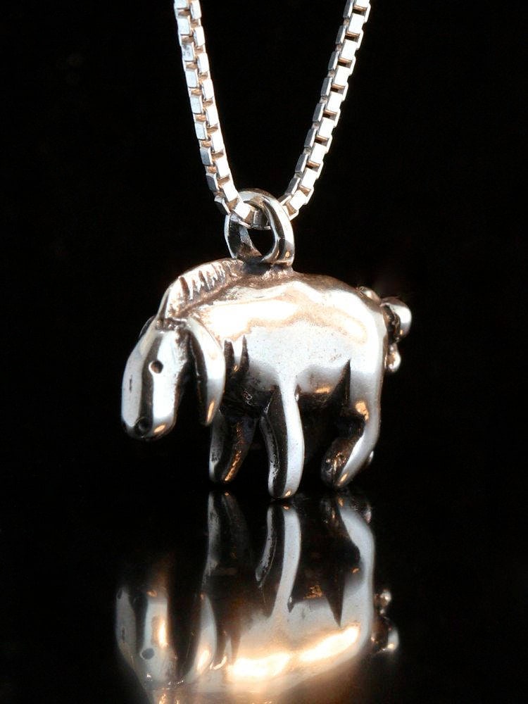 Classic Winnie the Pooh - Eeyore Charm - Sterling Silver - Childhood ...