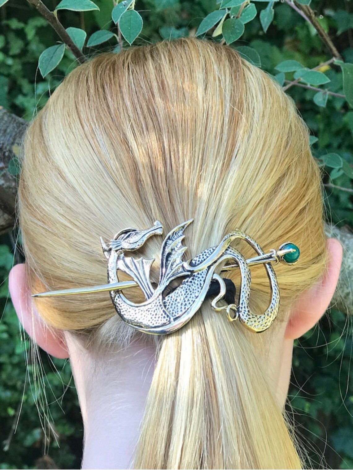 Wyvern Dragon Barrette - Bronze - Hair Accessories - Etsy