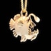 Angler Fish Necklace 14k Gold Angler Fish Charm Angler Fish Pendant ...