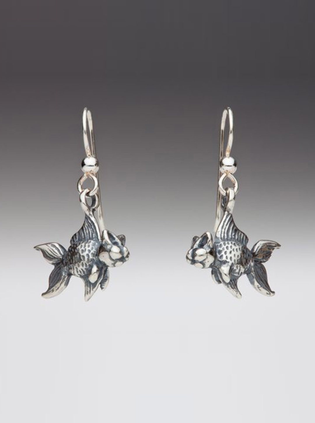 Fish Earring Silver Cat Earrings Catfish Earrings Catfish Charm Fish ...