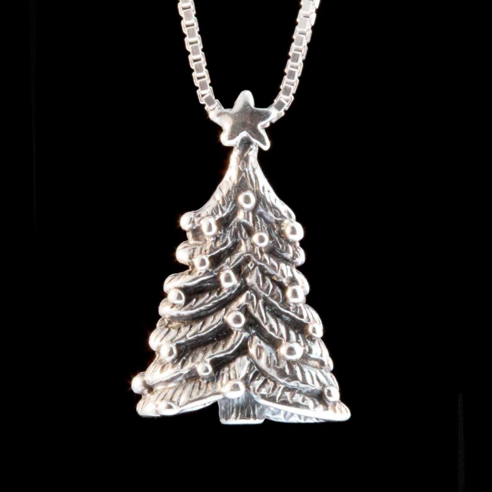 Christmas Tree Necklace Christmas Tree Jewelry Christmas Tree - Etsy