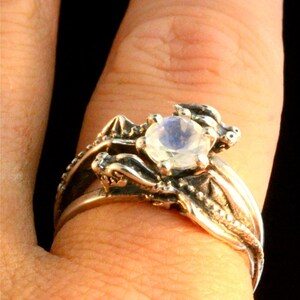 Dragon Ring Silver Dragon Jewelry Double Dragon Eternity Ring Silver ...