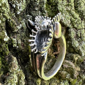 Venus Flytrap Ring Sterling Silver Ring Carnivorous Plant Jewelry Venus Fly Trap Gift Plant ...