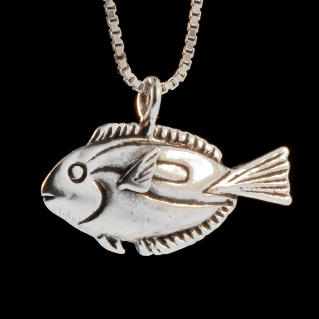 Blue Tang Dory Fish Necklace Disney Inspired Dory From Nemo Jewelry ...