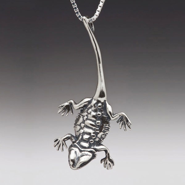 Lizard Necklace - Etsy