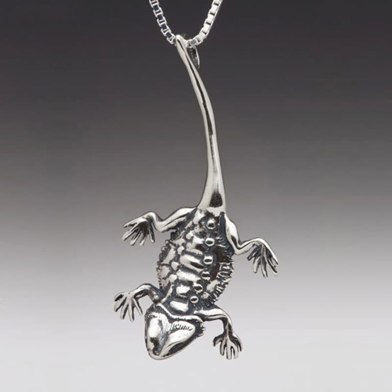 Lizard Necklace - Etsy