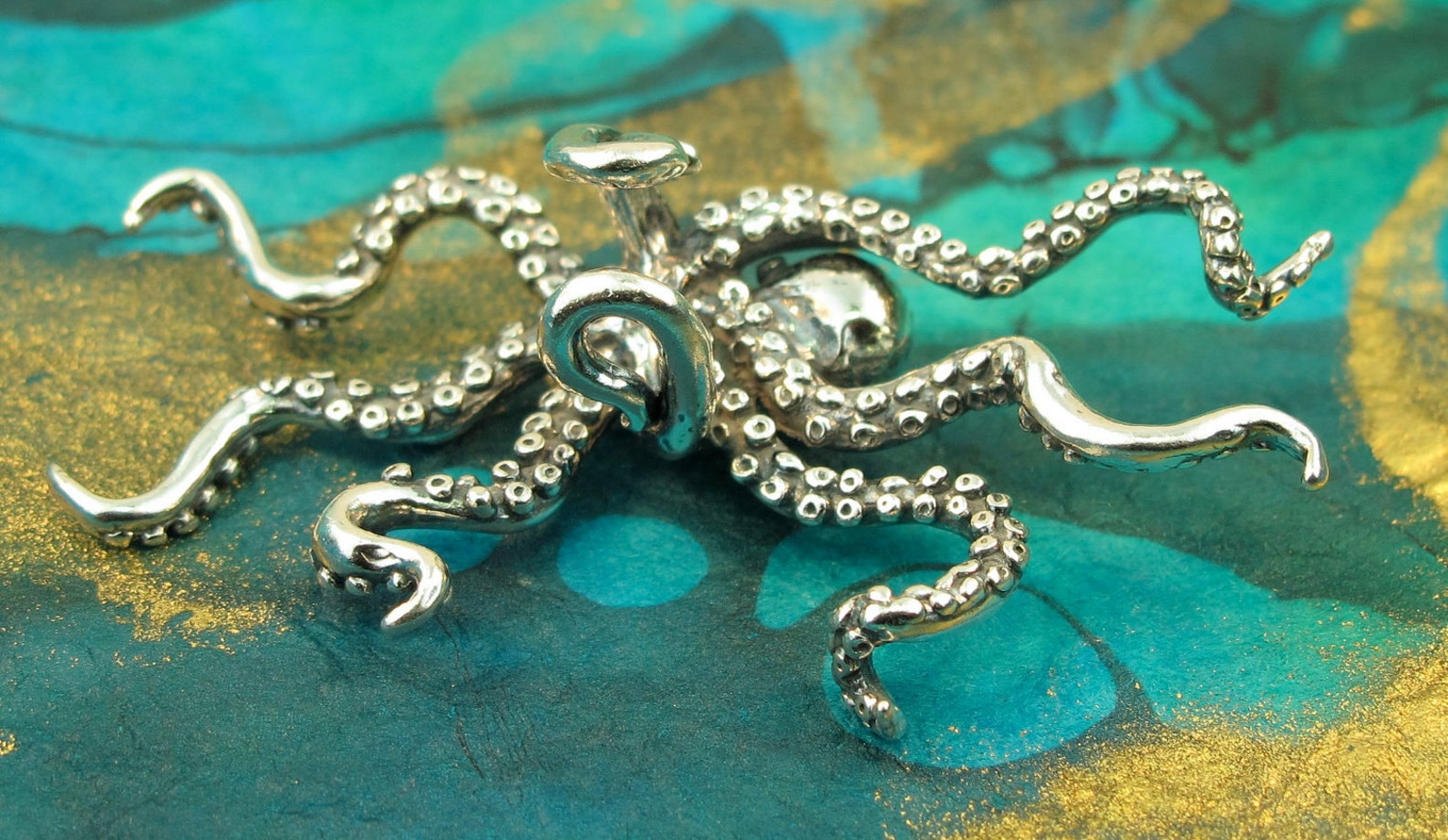 Octopus Ear Cuff Silver Octopus Ear Cuff Octopus Earring - Etsy Ireland