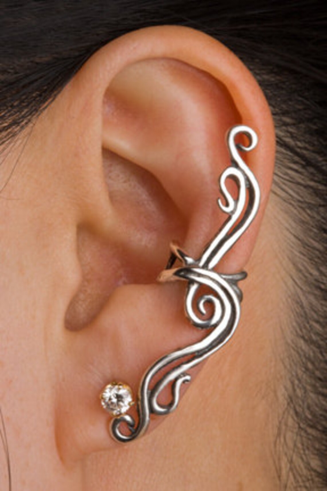 EAR CUFF SPECIAL Abstract Ear Cuff Combo Swirl Ear Cuff - Etsy