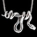 Holiday Gift Snake Gift Snake Snake Necklace Snake Pendant Vine Snake ...