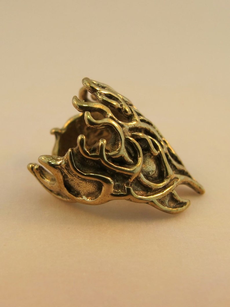 Fire Ear Cuff Bronze Flame Ear Cuff Fire Jewelry Flame - Etsy