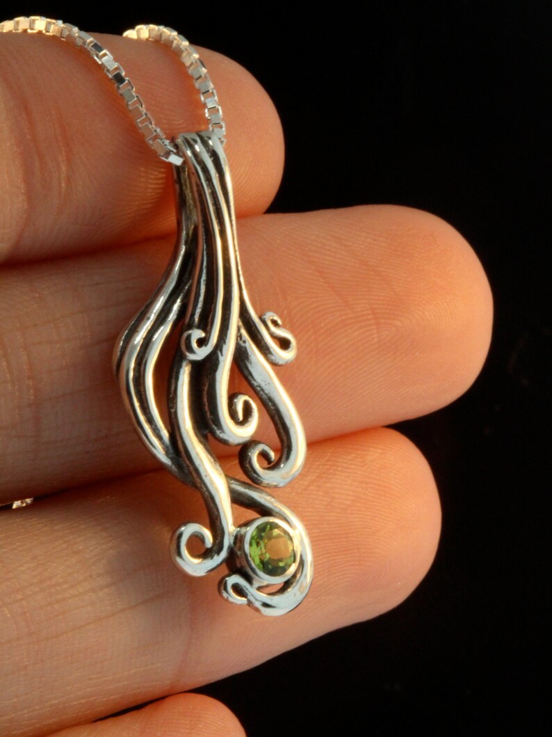 Wave Necklace Silver Waterfall Jewelry Cascade Waterfall | Etsy