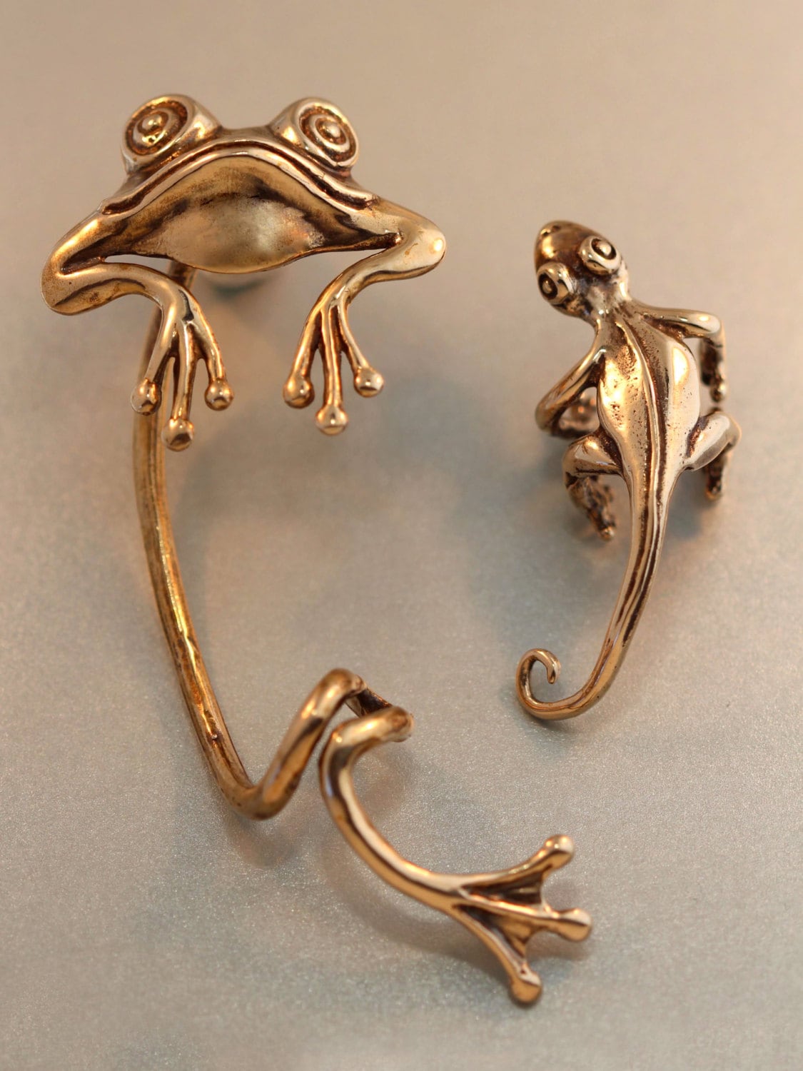EAR CUFF SPECIAL Frog and Gecko Ear Cuff Combo Buy 2 Get 1 - Etsy