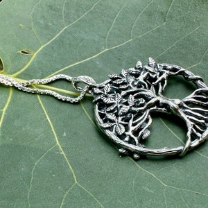 Circle of Life Tree Pendant - Sterling Silver - Family Pendant - Etsy