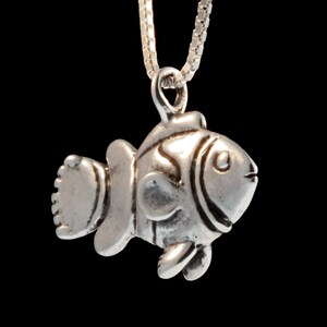 Clown Fish Necklace Clown Fish Jewelry Finding Nemo Inspired Jewelry ...