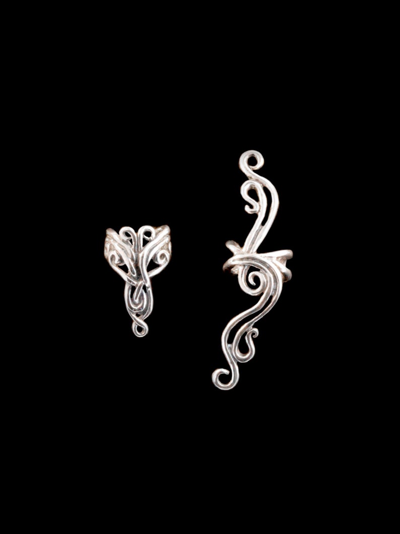 EAR CUFF SPECIAL Abstract Ear Cuff Combo Swirl Ear Cuff - Etsy