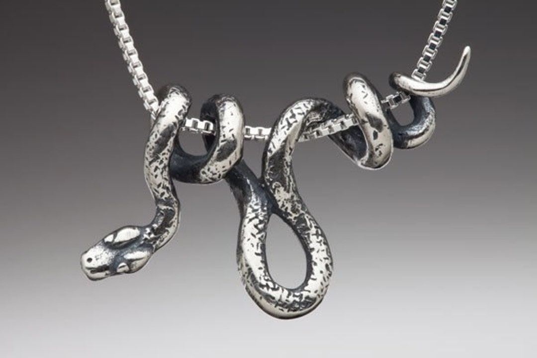 Holiday Gift Snake Gift Snake Snake Necklace Snake Pendant Vine Snake ...