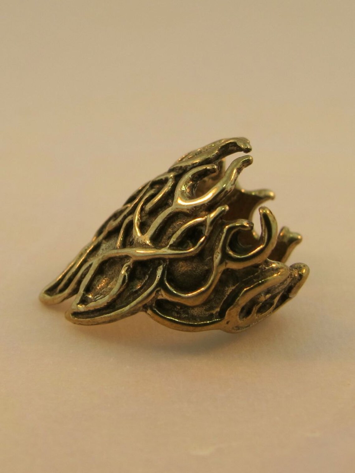 Fire Ear Cuff Bronze Flame Ear Cuff Fire Jewelry Flame Etsy