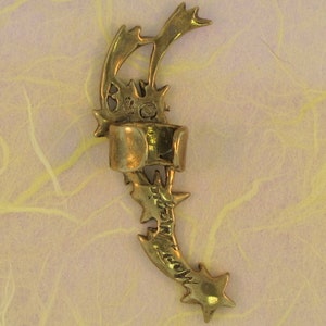 Star Ear Cuff Bronze Shooting Star Ear Cuff Comet Ear Cuff Star Jewelry ...