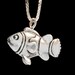 Clown Fish Necklace Clown Fish Jewelry Finding Nemo Inspired Jewelry ...