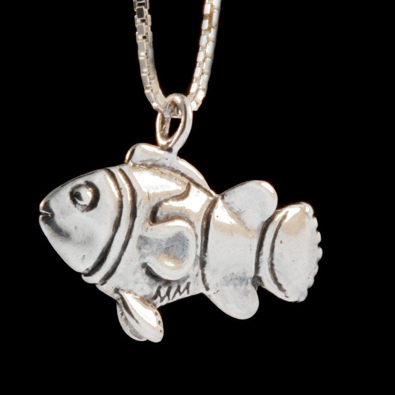 Clown Fish Necklace Clown Fish Jewelry Finding Nemo Inspired | Etsy