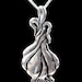 Garlic - Large Garlic Clove Pendant - Sterling Silver - Vampire ...
