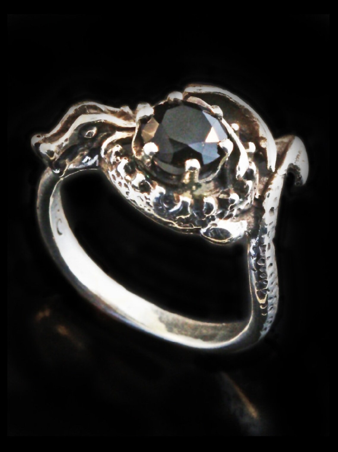 Silver Dragon Ring Game of Thrones Inspired Jewelry Curled - Etsy