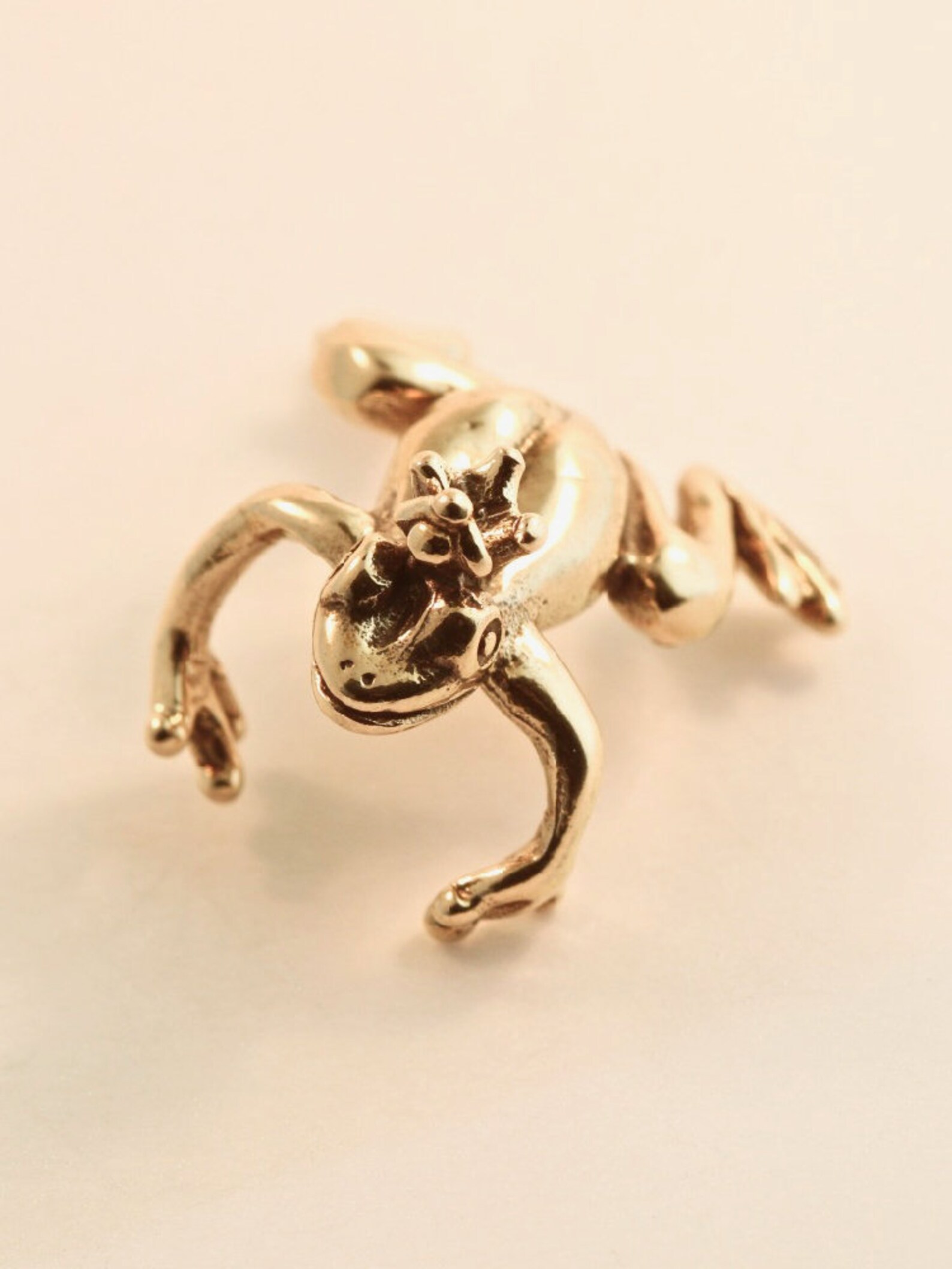 Frog Ear Cuff 14K Gold Frog Prince Ear Cuff Enchanted Frog - Etsy