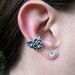 Flower Ear Cuff Silver Daisy Love Ear Cuff Daisy Ear Cuff Daisy Jewelry ...