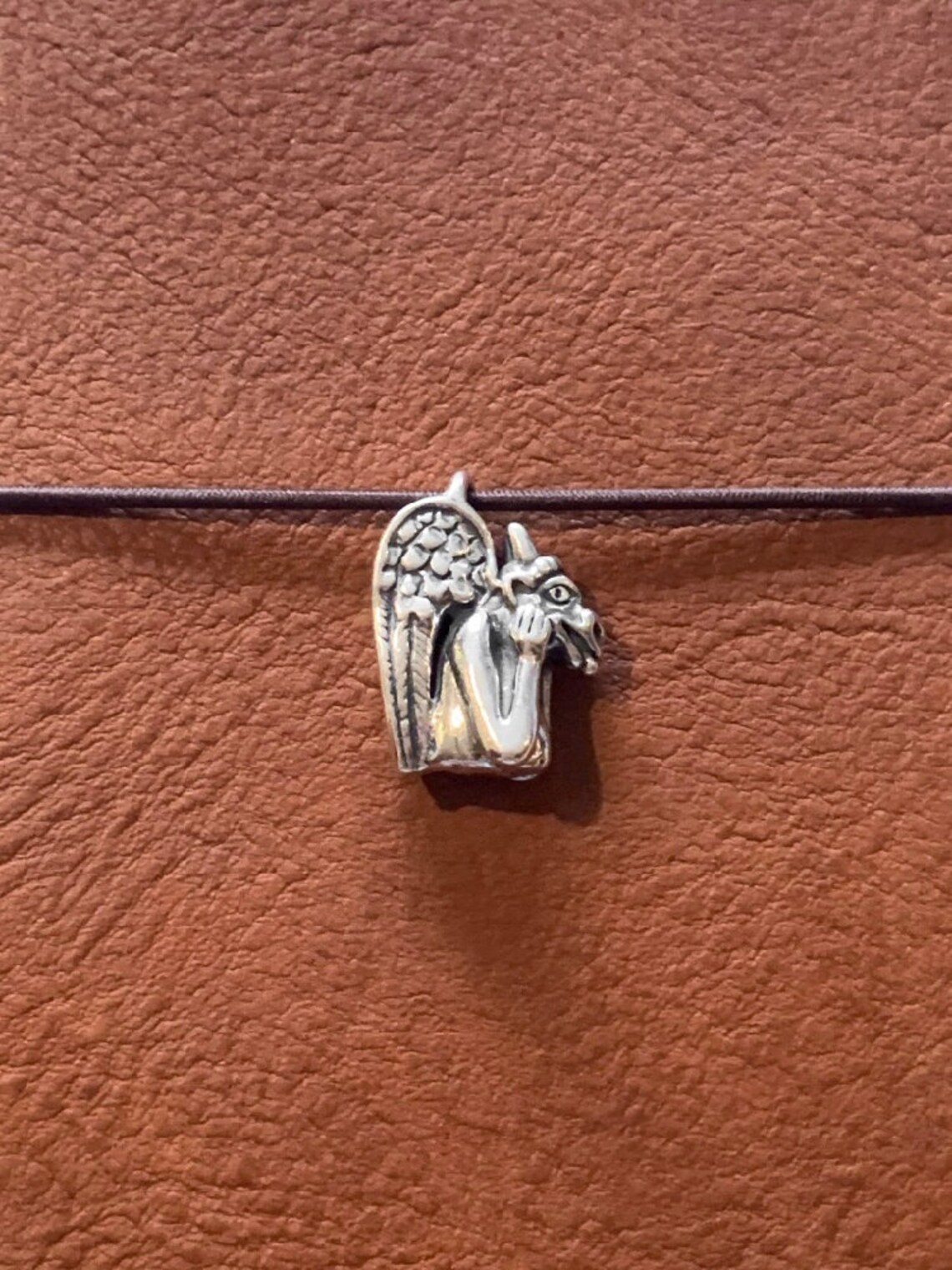 Gargoyle Traveler's Notebook Charm Sterling Silver | Etsy