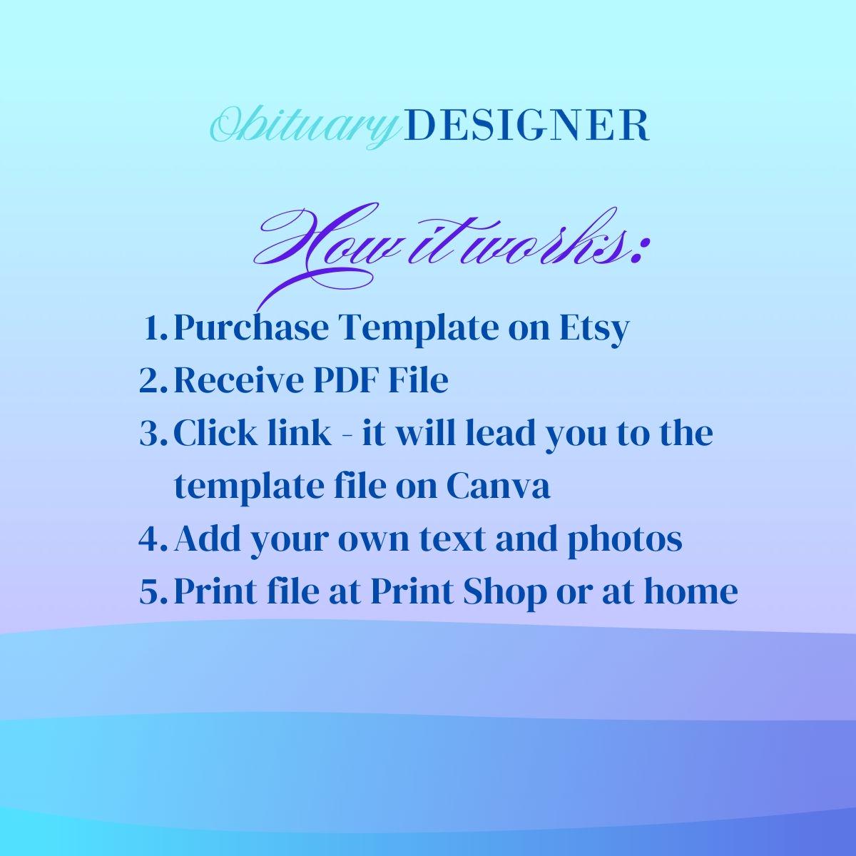 Funeral Memorial Retractable Banner Design Template Fully Editable ...