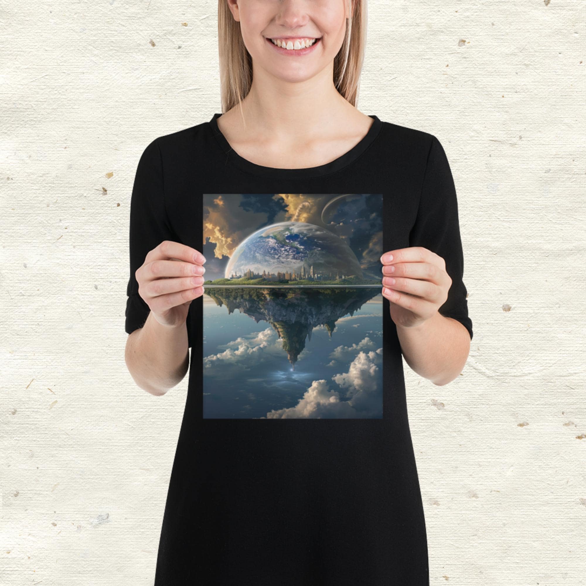 Poster, Flat Earth Art, World Art, Dome, Wall Art - Etsy