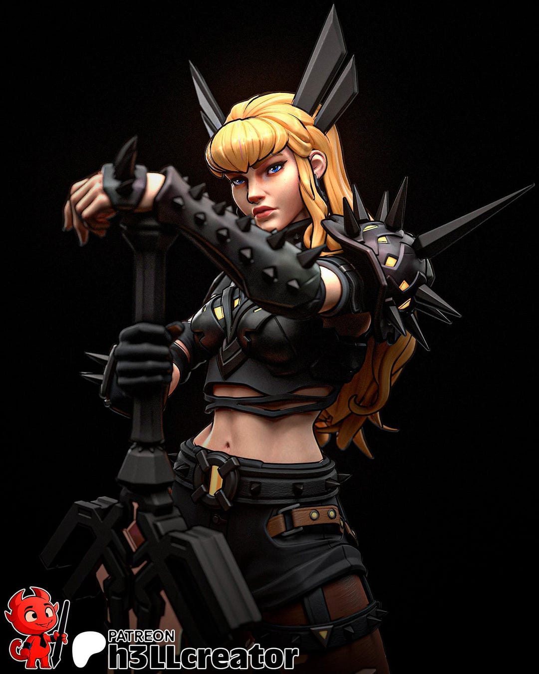 Magik 3D Printed Figure, Marvel X-men Illyana Rasputin Resin Statue ...