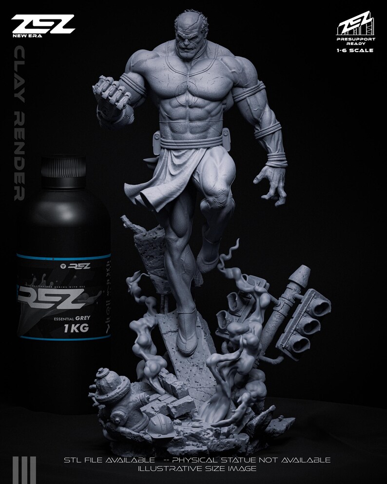 CONQUEST 3D Printed Figure, Unpainted Invincible Viltrumite Warrior ...