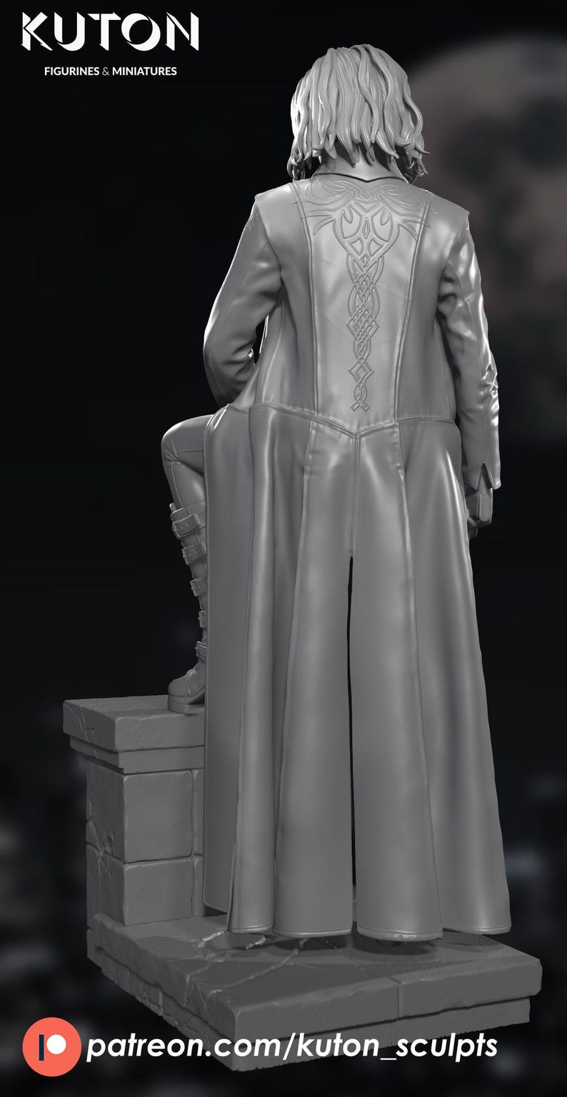 Selene – Vampire Death Dealer 3D Printed Figure, Underworld Assassin ...