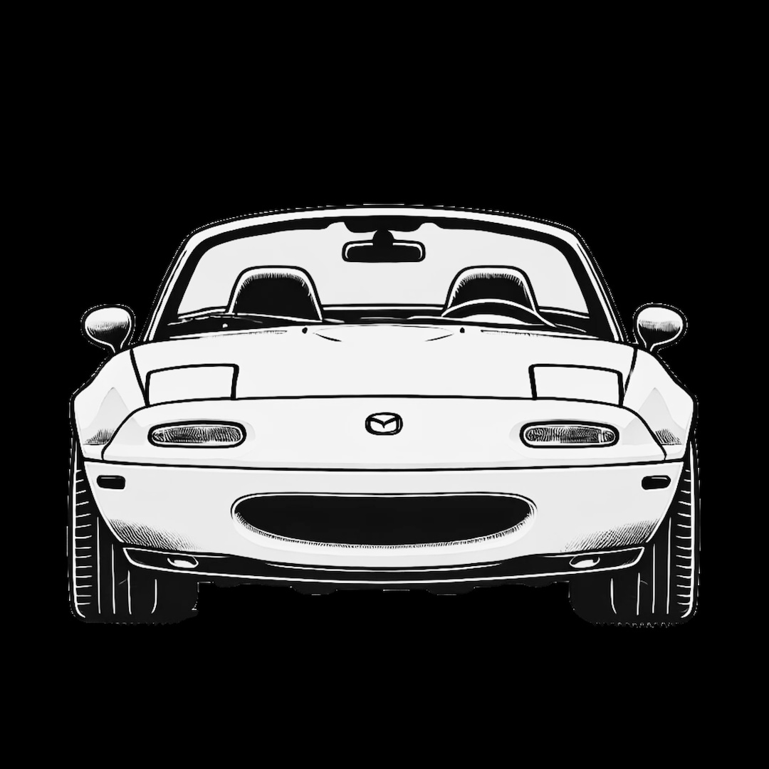 Miata Custom SVG Clip Art Mazda MX-5 | Full Car Graphic Design ...