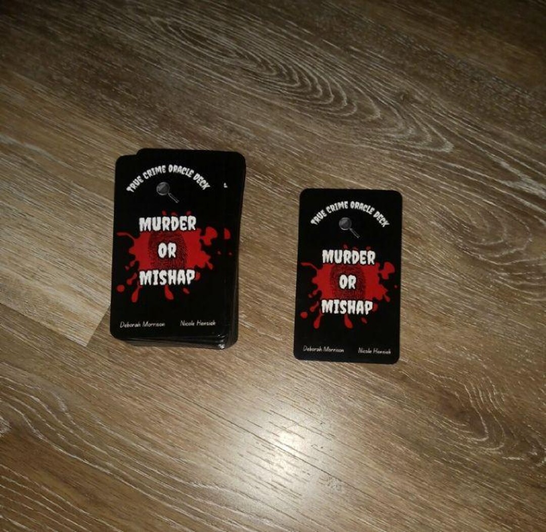 Murder or Mishap 100 Card True Crime Oracle Deck - Etsy