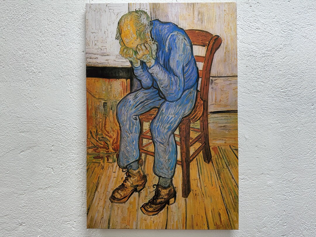 Van Gogh 'old Man in Sorrow' Canvas Art Print - Etsy
