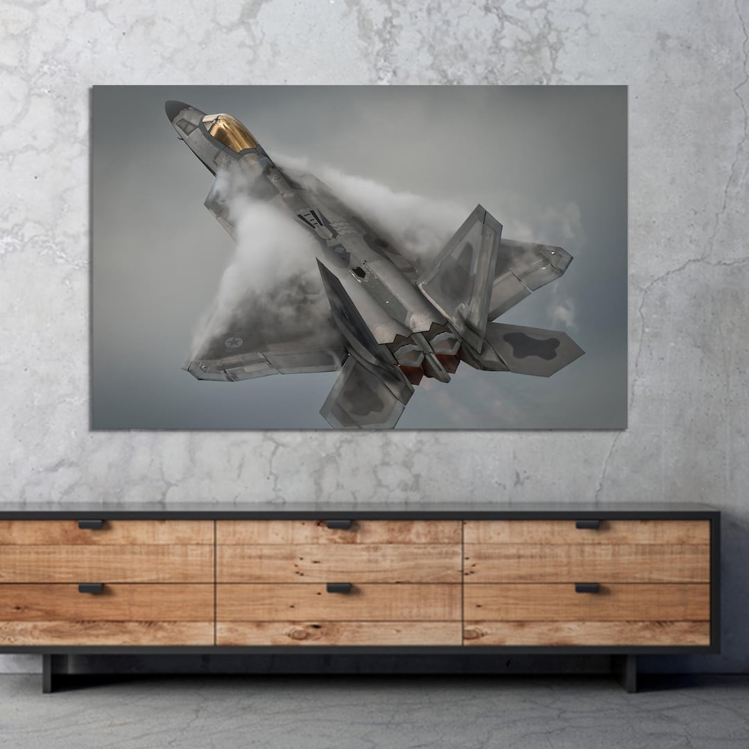 Fighter Jet Canvas Print: Modern Aircraft Wall Art - Etsy