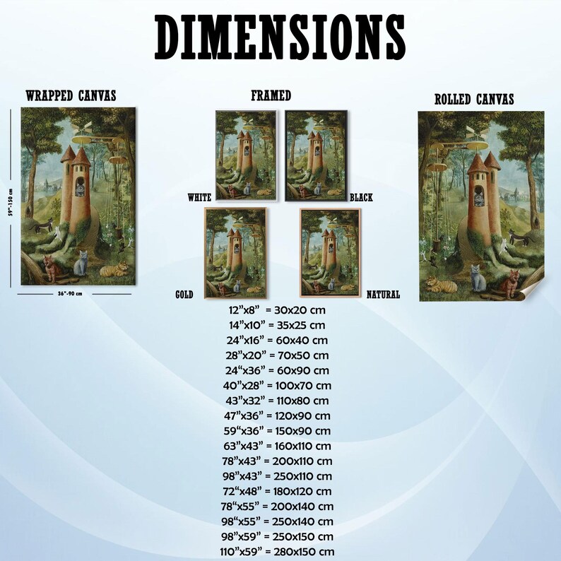 Remedios Varo 'cats Paradise' Canvas Print: Abstract Cat Art - Etsy
