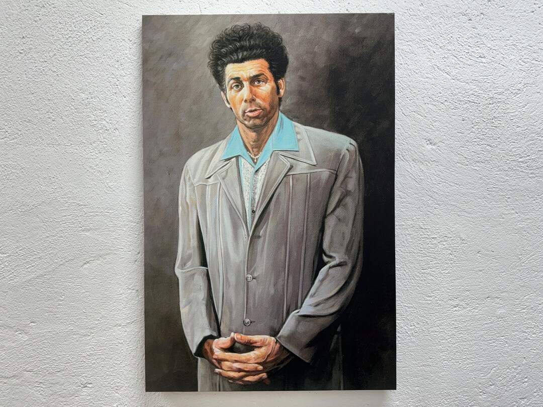 Kramer Portrait: Modern Framed Canvas Wall Art - Etsy