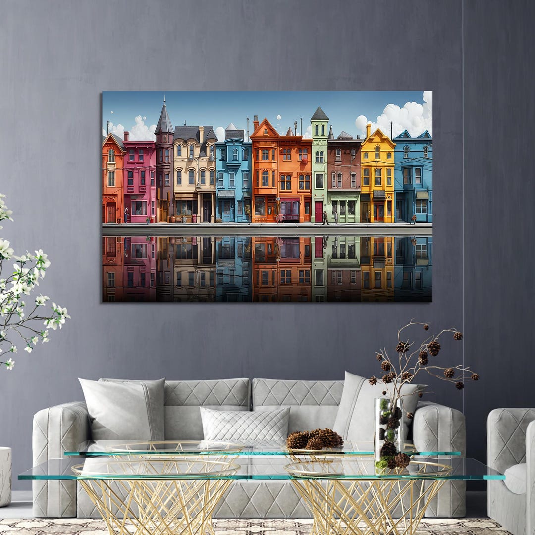 Hause Wall Art, View Artwork, Personalized Gift for Dad, Wall Art, City ...