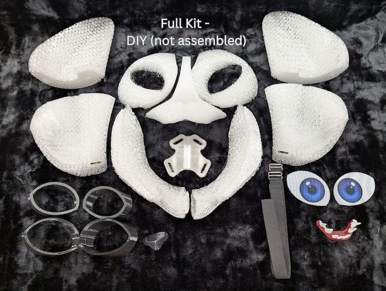Flexible TPU Fursuit Head Blank: 3D Printed Feline Base - Etsy