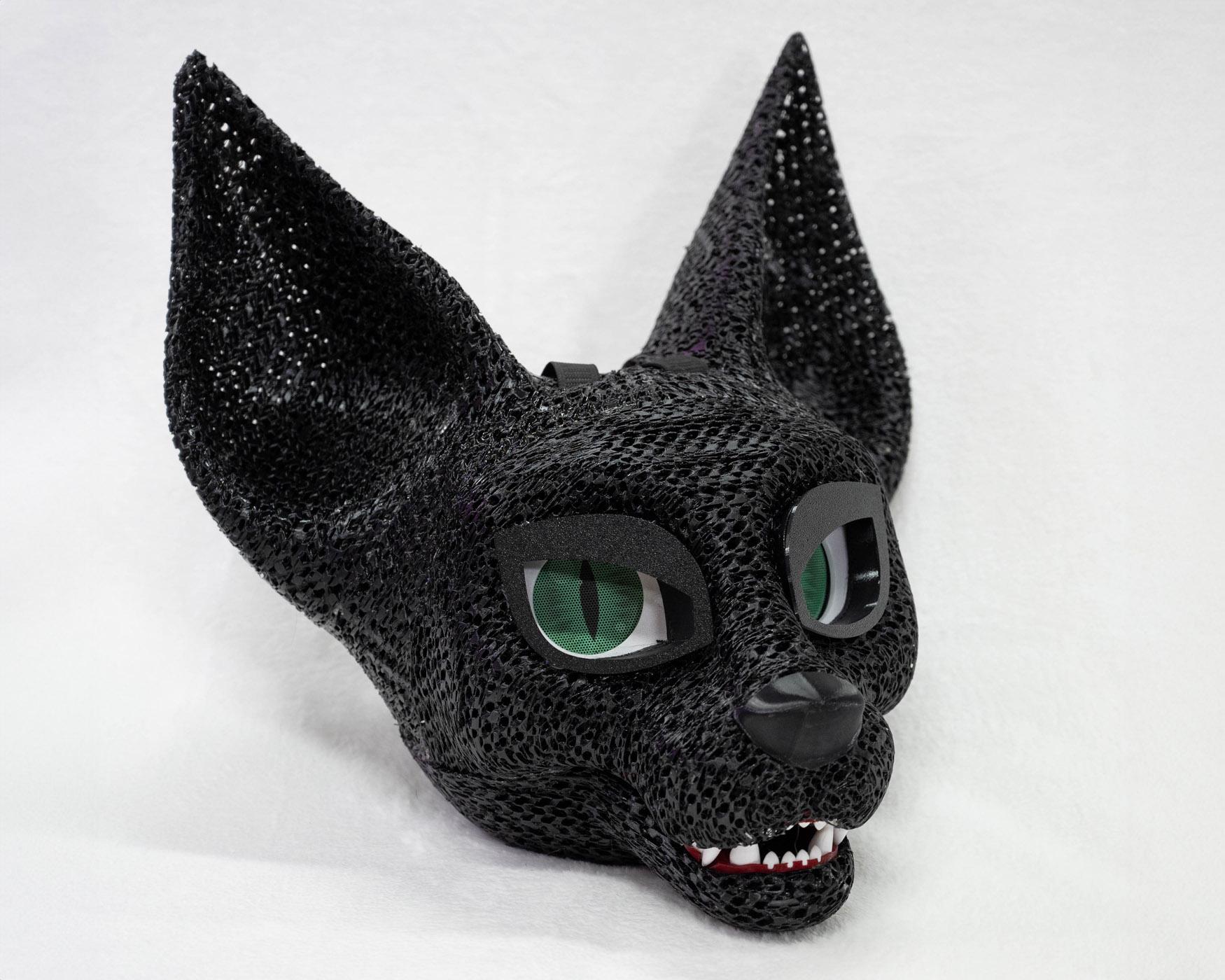 Flexible TPU Fursuit Head Blank | 3D Printed DIY Feline Base ...