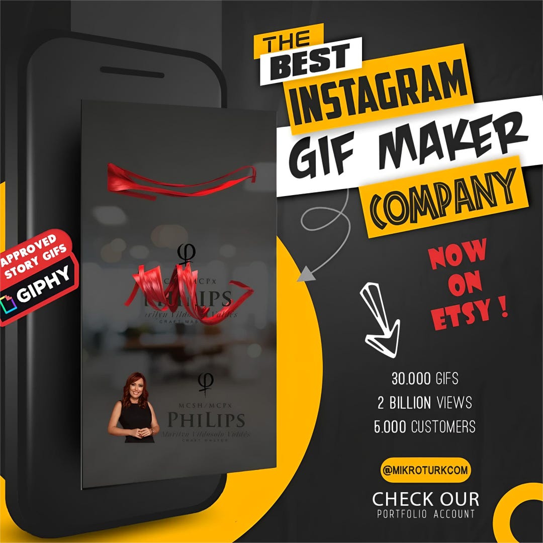 Floating Ribbon Reveal > Approved Instagram Reels / Story Gif Sticker ...