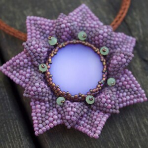 TUTORIAL Mina, DIY Pendant With Seed Beads - Etsy