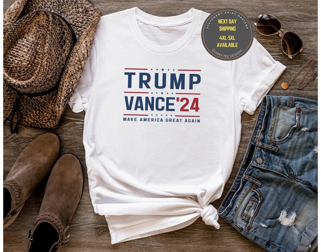 Trump 2024 Shirt Trump Vance 24 Trump 2024 Election JD Vance Shirt MAGA ...