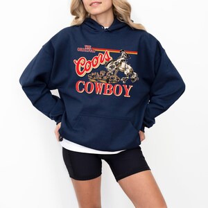 Coors Rodeo Sweatshirt, Western 90s Cowboy Hoodie, Retro Rodeo Outfit ...