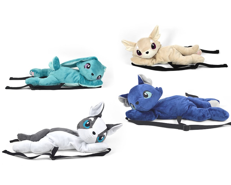 Plush Backpack Sewing Pattern .pdf Tutorial Stuffed Animal Cat | Etsy ...