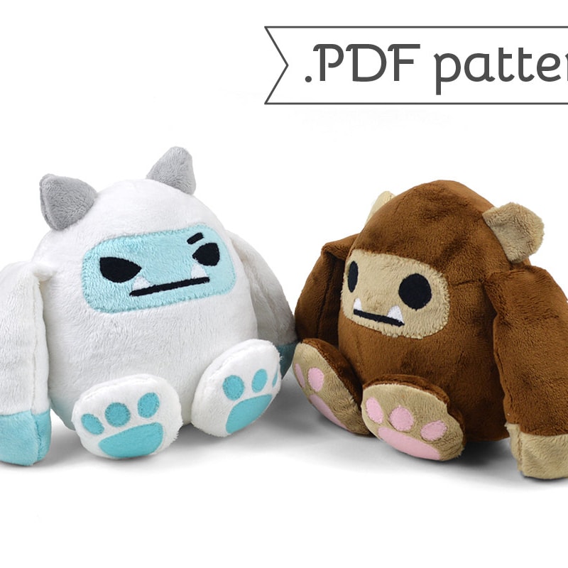 Bigfoot Sewing Pattern - Etsy